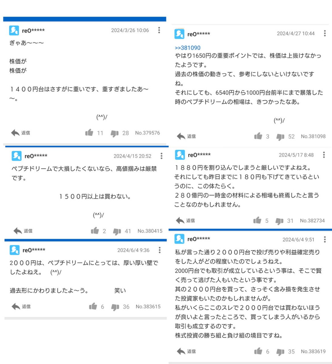 No.388043 1000円が天井 1100円が… - ペプチドリーム(株)【4587】の掲示板 2024/07/12〜2024/07/31 - 株式掲示板 - Yahoo!ファイナンス