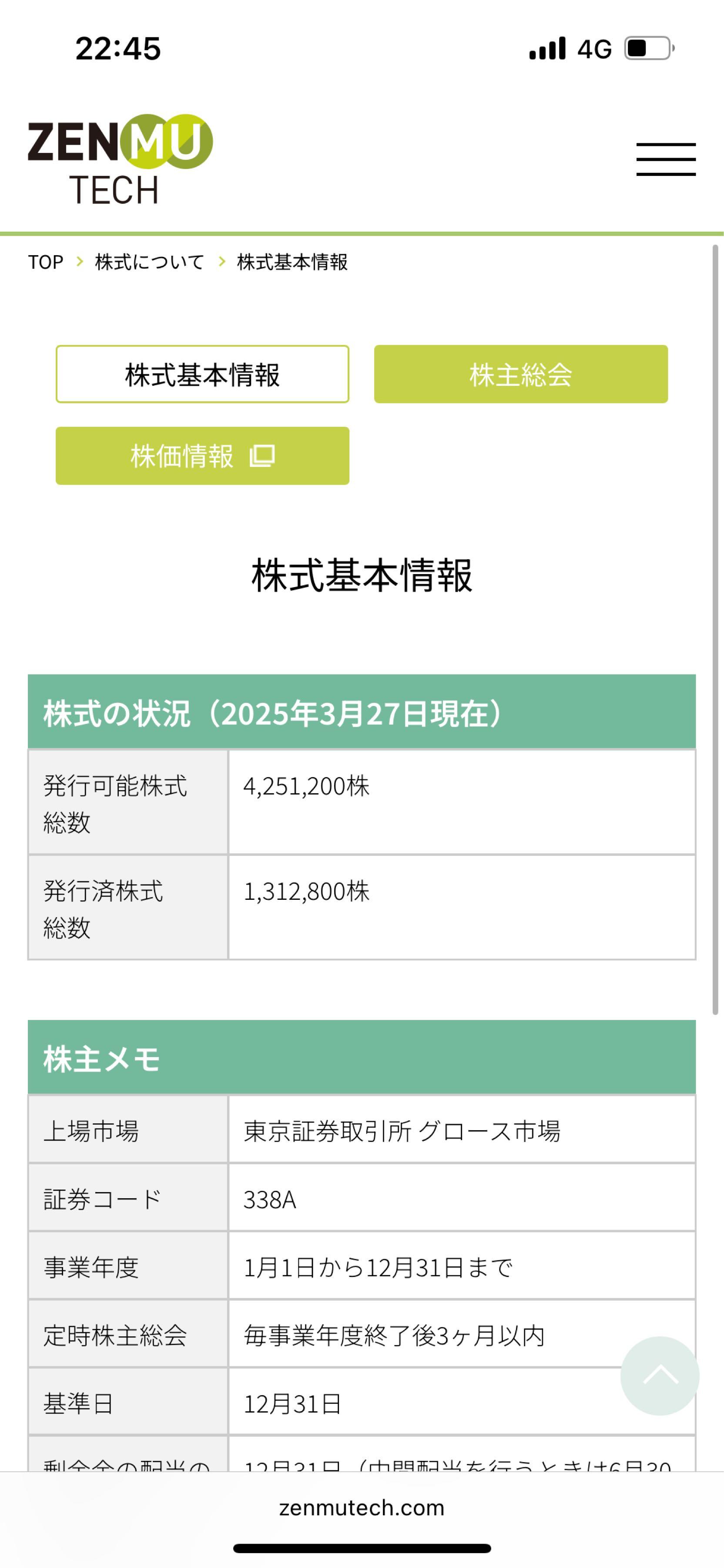 No.22797 え、少なくね？ - (株)ZenmuTech【338A】の掲示板 2025/06/12〜2025/06/17 - 株式掲示板 - Yahoo!ファイナンス