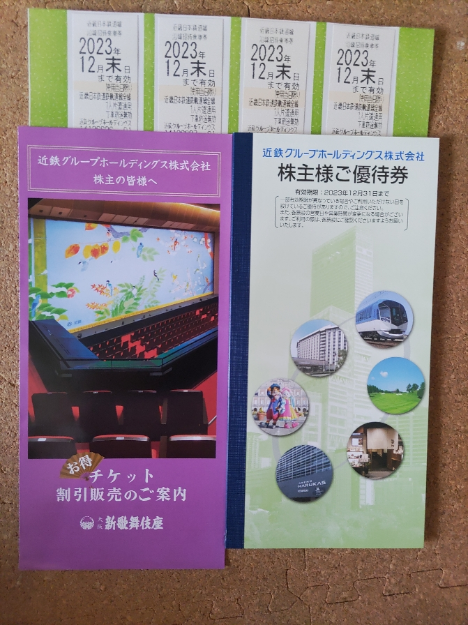 No.18158 株主優待到着🎁 - 近鉄グループホールディングス(株)【9041】の掲示板 2022/12/06〜2023/07/12 - 株式掲示板 - Yahoo!ファイナンス