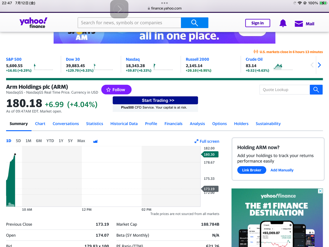 No.4209929 armちゃん、頑張ってるよ - ソフトバンクグループ(株)【9984】の掲示板 2024/07/12〜2024/07/13 - 株式掲示板 - Yahoo!ファイナンス