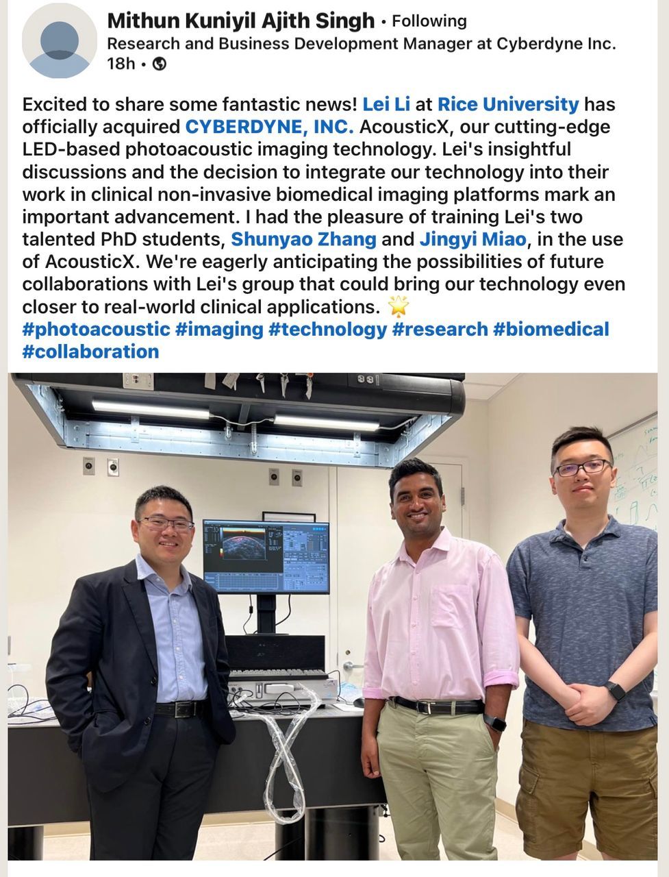 No.427511 昨日、サイバーダインは光音響イ… - CYBERDYNE(株)【7779】の掲示板 2023/10/04〜2023/10/16 - 株式掲示板 - Yahoo!ファイナンス