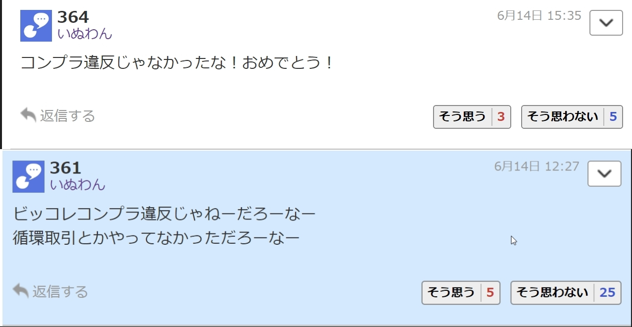 No.19032 こいつ通報しといたわ - (株)アシロ【7378】の掲示板 2023/03/28〜2023/09/18 - 株式掲示板 - Yahoo!ファイナンス