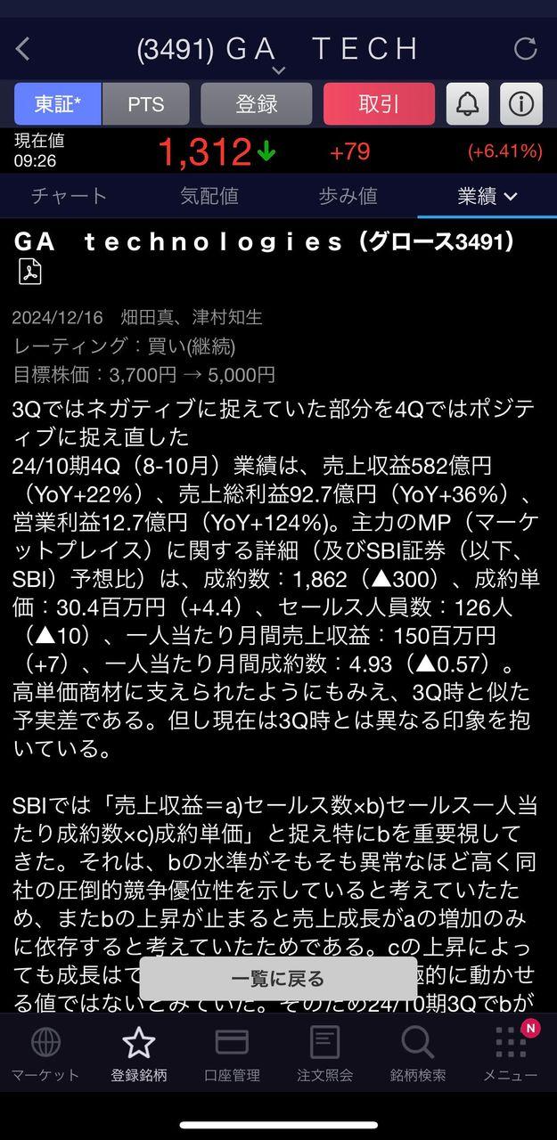 No.61466 簡単に見れるところだと、SBI… - (株)GA technologies【3491】の掲示板 2024/10/12〜2024/12/23 - 株式掲示板 - Yahoo ...