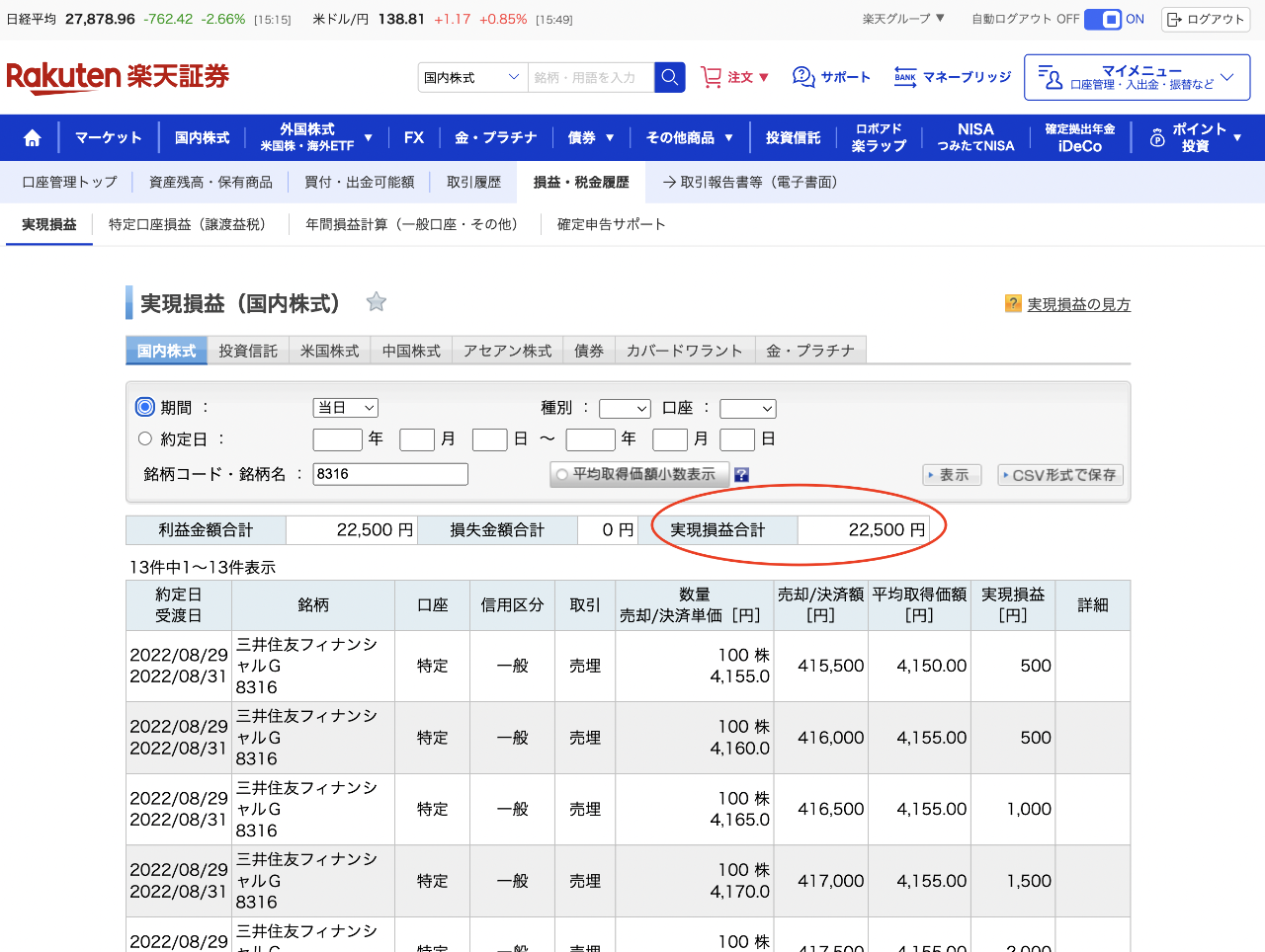 No.417950 三井住友フィナンシャルG 8/… - (株)三井住友フィナンシャルグループ【8316】の掲示板 2022/08/29 ...
