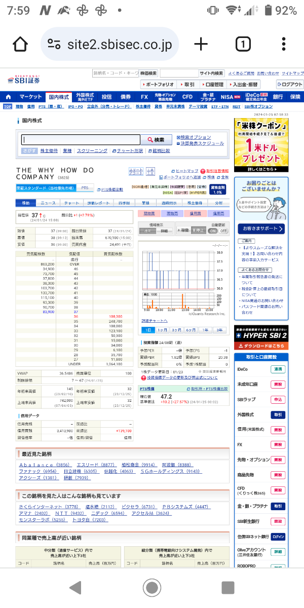 No.451320 【THE why how do… - Abalance(株)【3856】の掲示板 2024/01/23〜2024/01/26 - 株式掲示板 - Yahoo!ファイナンス
