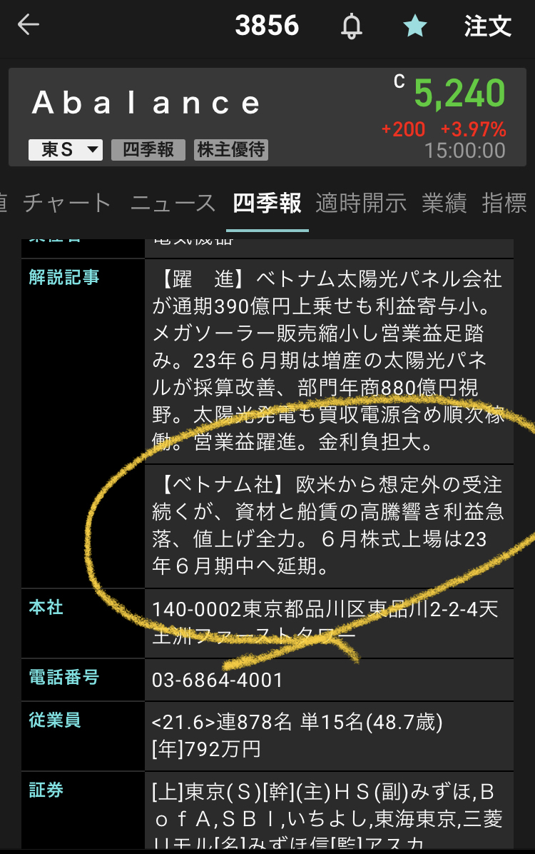 No.91380 Re:上場は来年なんですか？ - Abalance(株)【3856】の掲示板 2022/07/07〜2022/08/15 - 株式掲示板 - Yahoo!ファイナンス