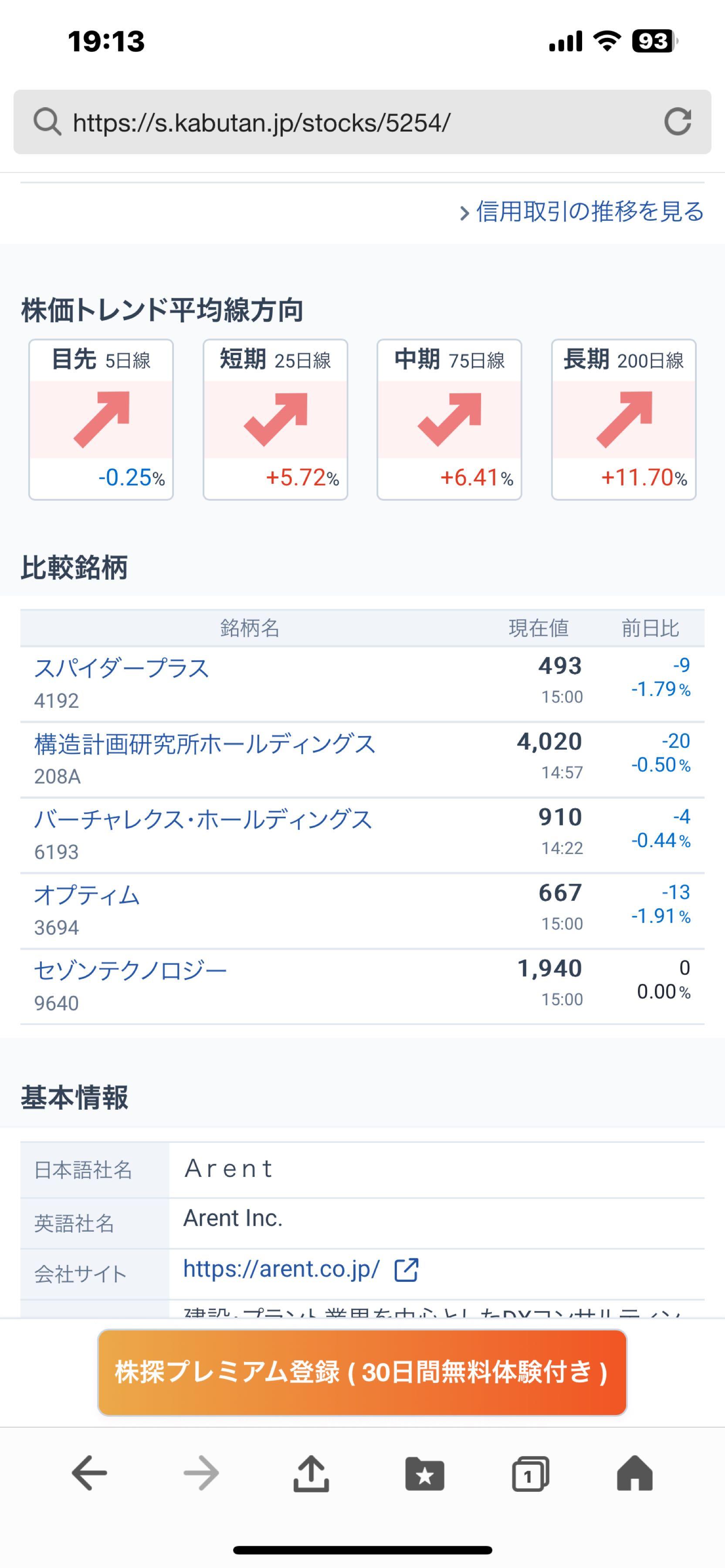 No.20645 参考までに！ 本日7月24日株… - (株)Arent【5254】の掲示板 2024/05/30〜2024/08/27 - 株式掲示板 - Yahoo!ファイナンス
