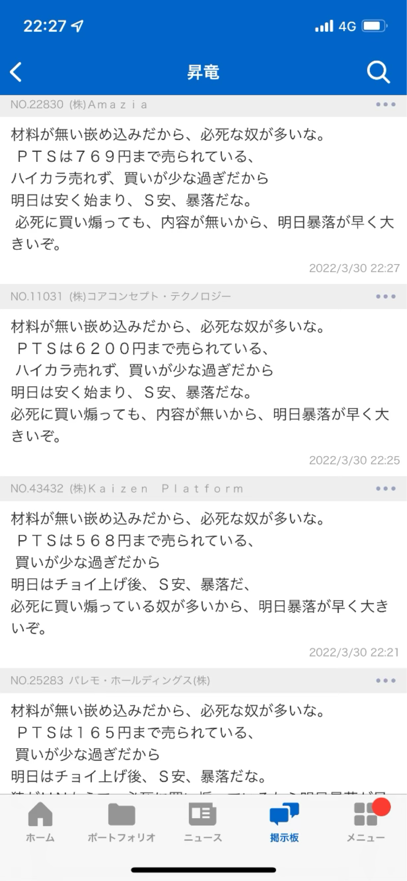 No.15983 空売り焼かれてる人かと思ったら… - (株)GRCS【9250】の掲示板 2022/03/15〜2022/04/01 - 株式掲示板 - Yahoo!ファイナンス