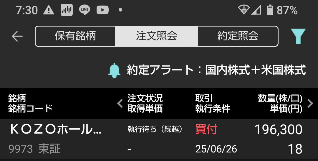 No.308794 おはようさんです。先週末ぶり投… - KOZOホールディングス(株)【9973】の掲示板 2025/06/22〜2025/06/30 - 株式掲示板 - Yahoo!ファイナンス