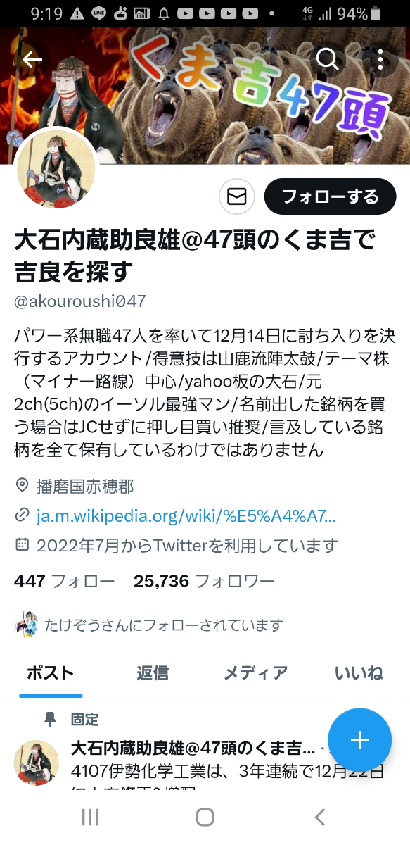 No.9572 いつも嵌め込みTwitter上… - ダイハツインフィニアース(株)【6023】の掲示板 2023/12/21〜2023/12/27 - 株式掲示板 - Yahoo!ファイナンス