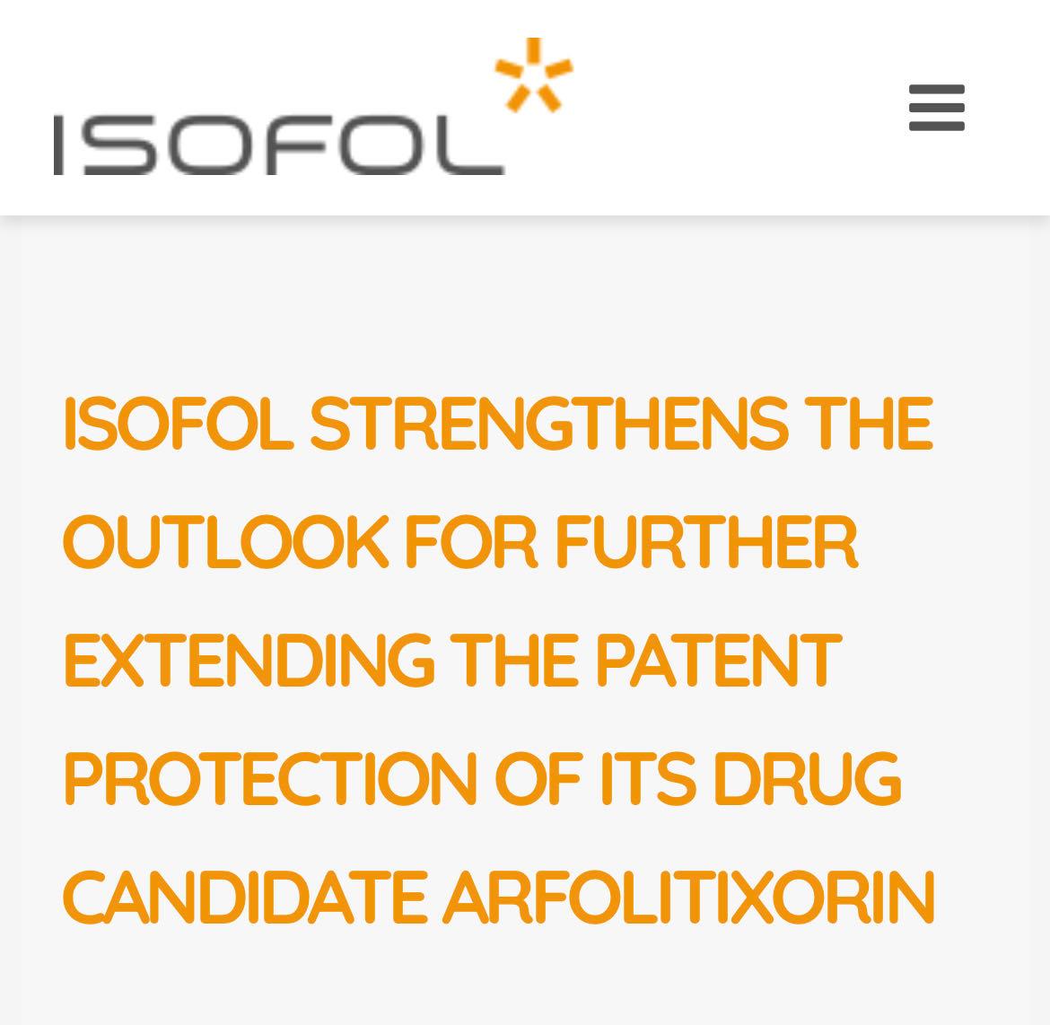 No.580162 ISOFOL STRENGTH… - ソレイジア・ファーマ(株)【4597】の掲示板 2024/09/14〜2024/09/17 - 株式掲示板 - Yahoo!ファイナンス