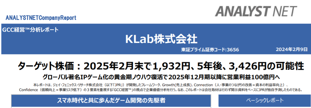 No.1796050 あくまで可能性な - KLab(株)【3656】の掲示板 2024/02/09 - 株式掲示板 - Yahoo!ファイナンス