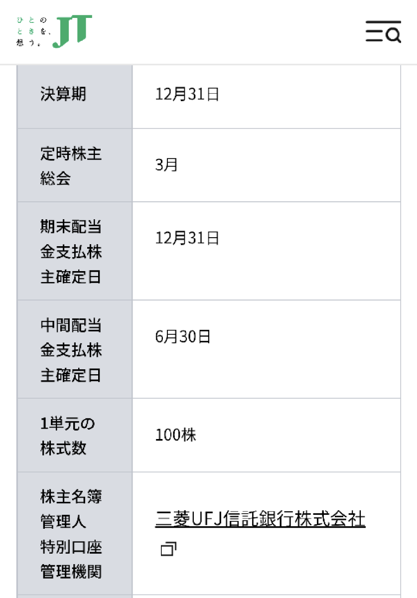 No.341743 配当金権利確定日は変わるのか！… - JT【2914】の掲示板 2022/12/28〜2022/12/29 - 株式掲示板 - Yahoo!ファイナンス
