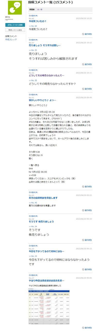 No.367769 【speculatorの書き込… - JT【2914】の掲示板 2023/06/15〜2023/06/20 - 株式掲示板 - Yahoo!ファイナンス
