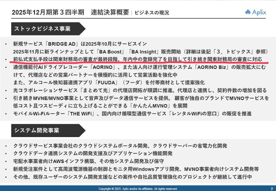No.243265 https://www.apl… - (株)アプリックス【3727】の掲示板 2025/10/02〜2026/01/20 ...