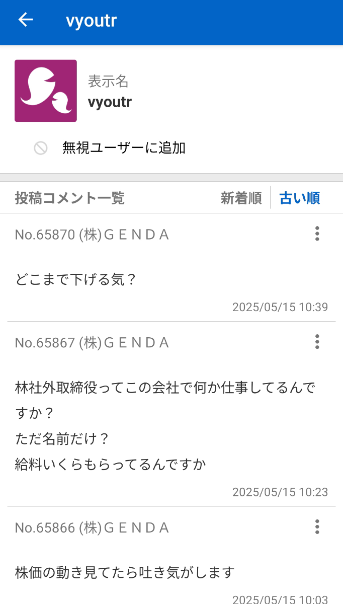 No.65369 どこ買ってもダメなやつはダメ。… - ロードスターキャピタル(株)【3482】の掲示板 2025/03/29〜2025/05/21 - 株式掲示板 - Yahoo!ファイナンス