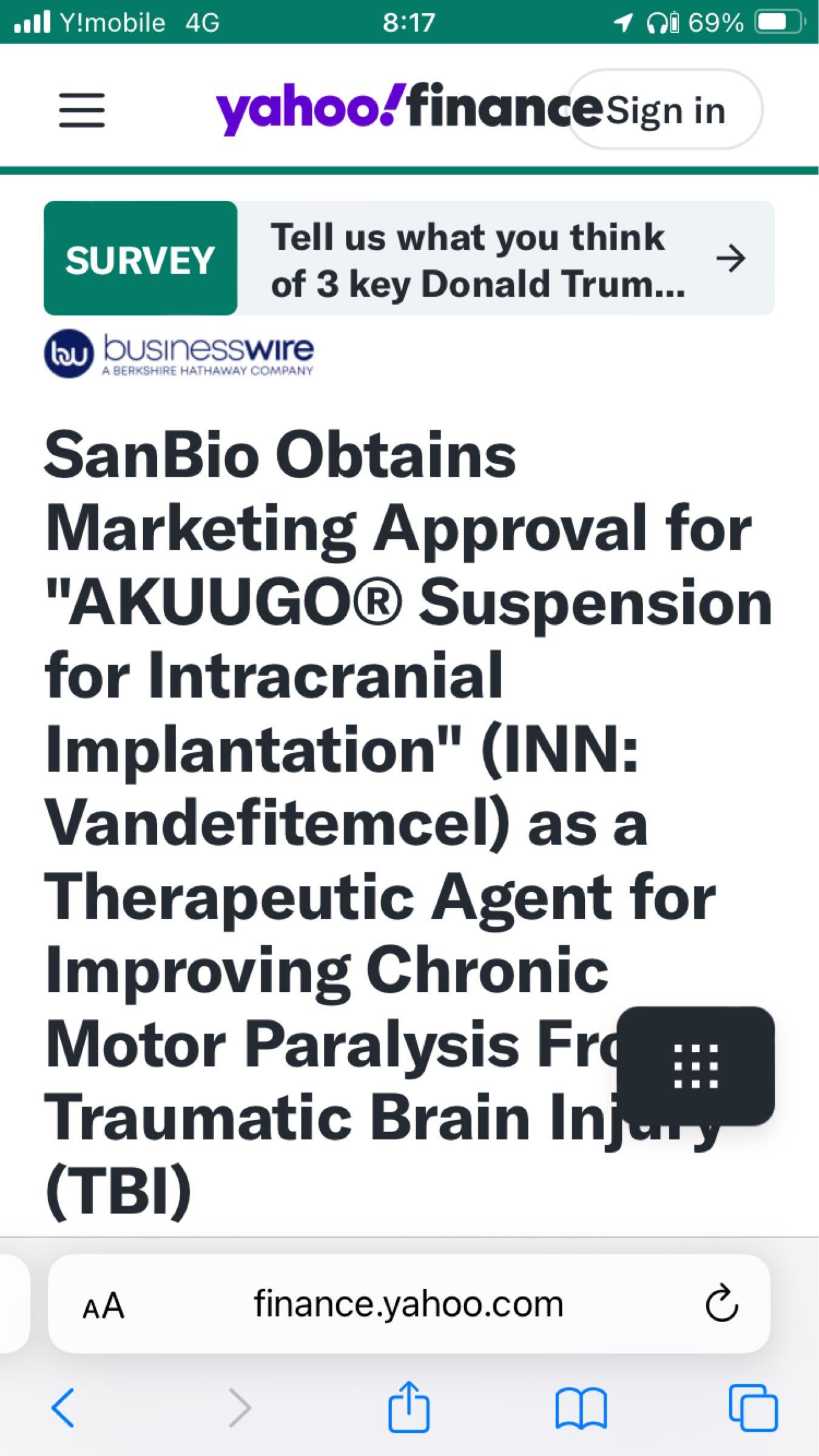 No.950032 惑わされない様に！ 買って待つ… - サンバイオ(株)【4592】の掲示板 2024/10/08〜2024/10/09 - 株式掲示板 - Yahoo!ファイナンス