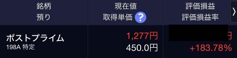 No.5452 上手い人が利確してるので私も利… - PostPrime(株)【198A】の掲示板 2024/06/27 - 株式掲示板 - Yahoo!ファイナンス