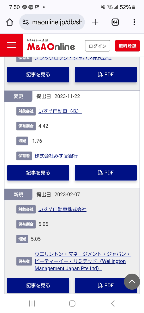 No.103878 みずほ、ズルいな！（笑） - いすゞ自動車(株)【7202】の掲示板 2024/10/11〜2025/02/09 - 株式掲示板 - Yahoo!ファイナンス
