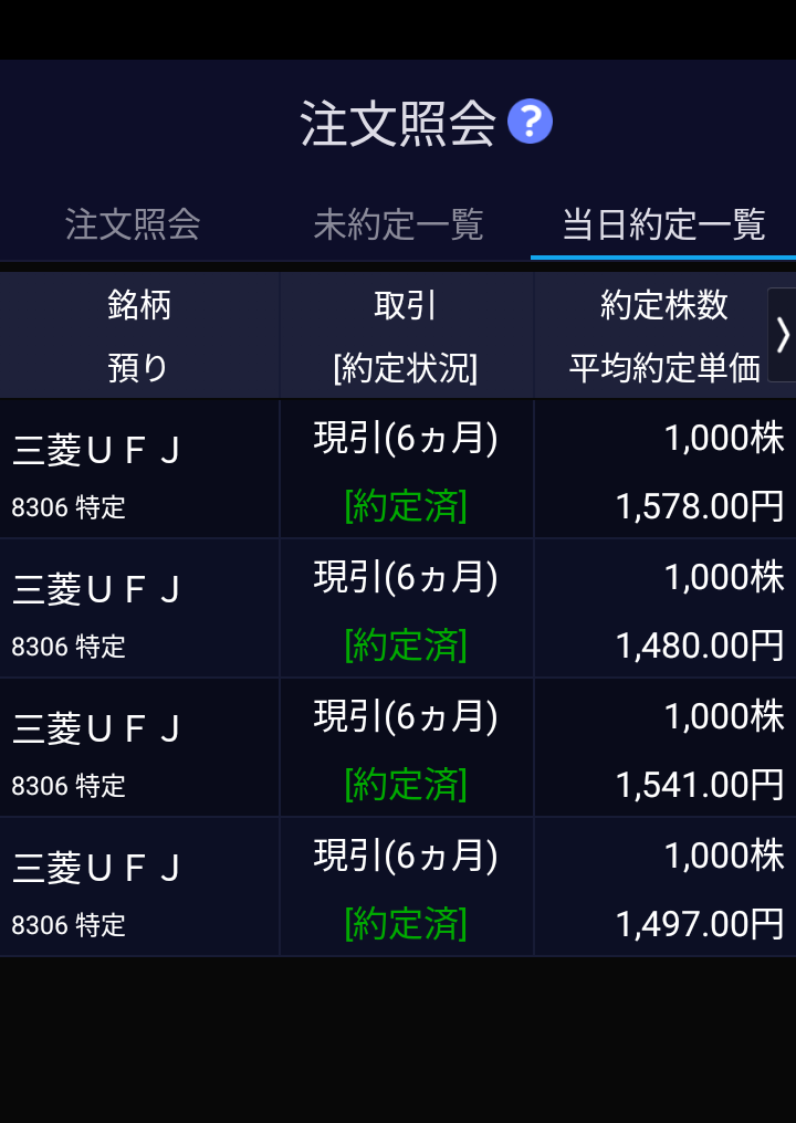 No.1292487 現引き完了 わはは🚀 - (株)三菱UFJフィナンシャル・グループ【8306】の掲示板 2024/03/26〜2024/03/27 - 株式掲示板 - Yahoo!ファイナンス