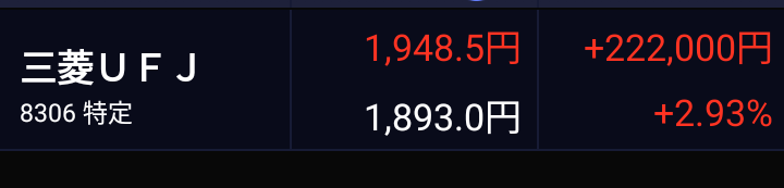 No.1509434 金曜の安値を拾えて早くも＋!!… - (株)三菱UFJフィナンシャル・グループ【8306】の掲示板 2025/03/01〜2025/03/03 - 株式掲示板 ...