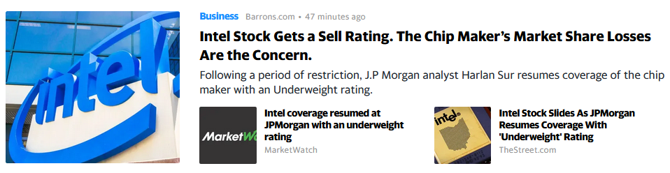 No.8585 割安に見えても売った方が良いら… - インテル【INTC】の掲示板 2022/09/27〜2023/01/27 - 株式掲示板 ...