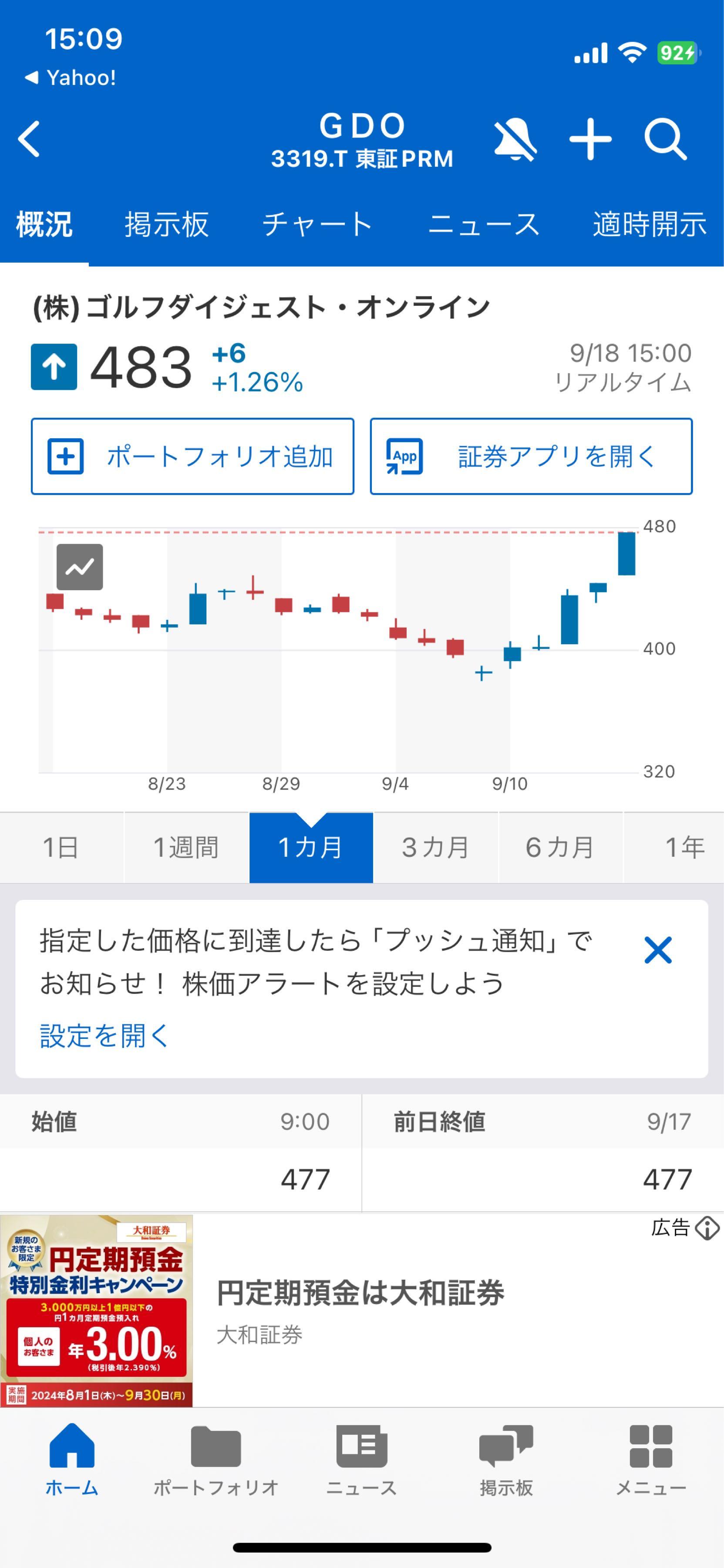 No.1570578 GDOに仕手本尊が登場 - 楽天グループ(株)【4755】の掲示板 2024/09/14〜2024/09/18 - 株式掲示板 - Yahoo!ファイナンス