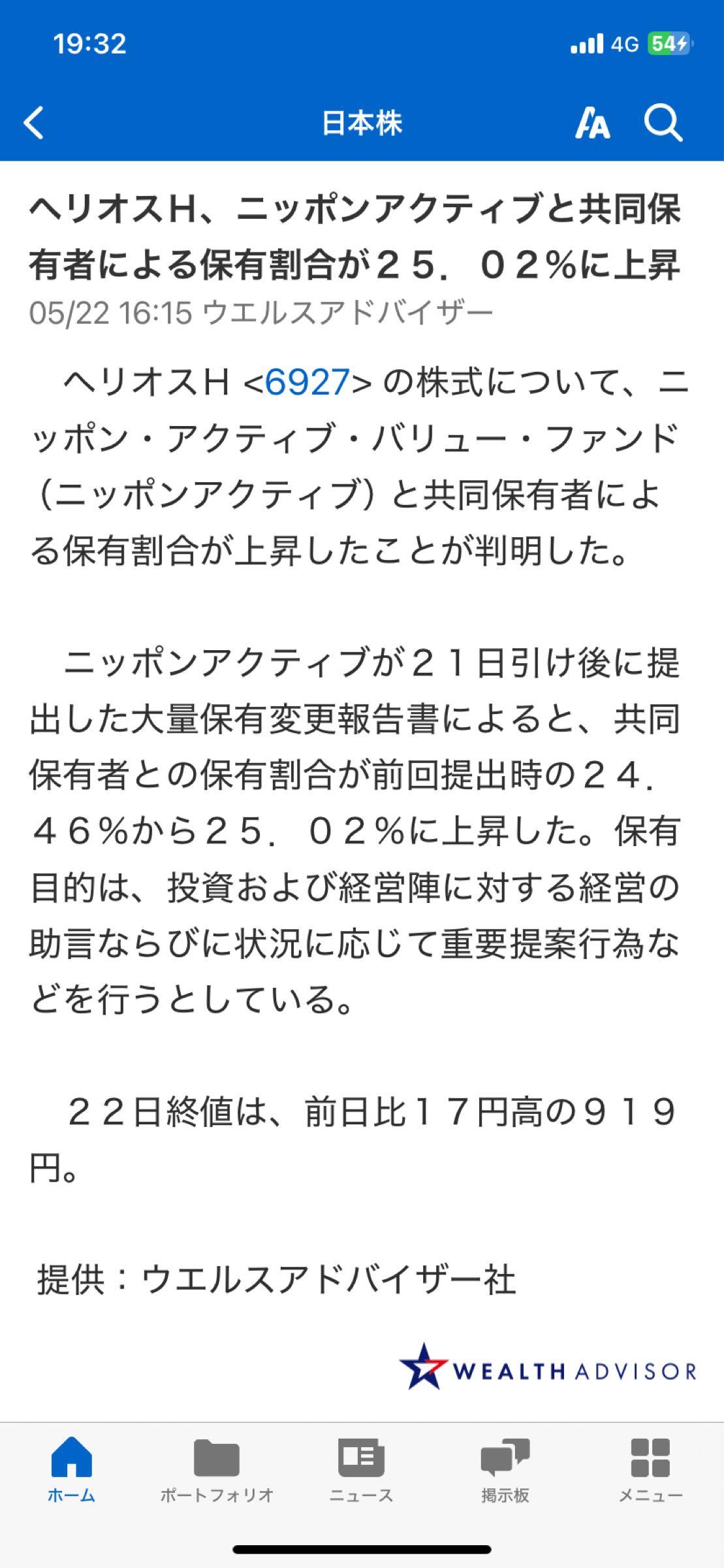 No.143310 今日は合ってる - ヘリオス テクノ ホールディング(株)【6927】の掲示板 2024/07/27〜2025/07/15 - 株式掲示板 - Yahoo!ファイナンス