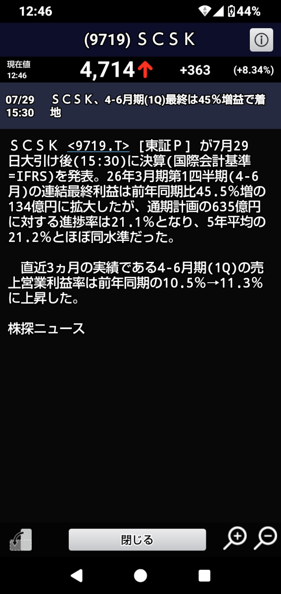No.9010 冷静にみれば、買えないよ - SCSK(株)【9719】の掲示板 2025/07/29〜2025/10/30 - 株式掲示板 - Yahoo!ファイナンス
